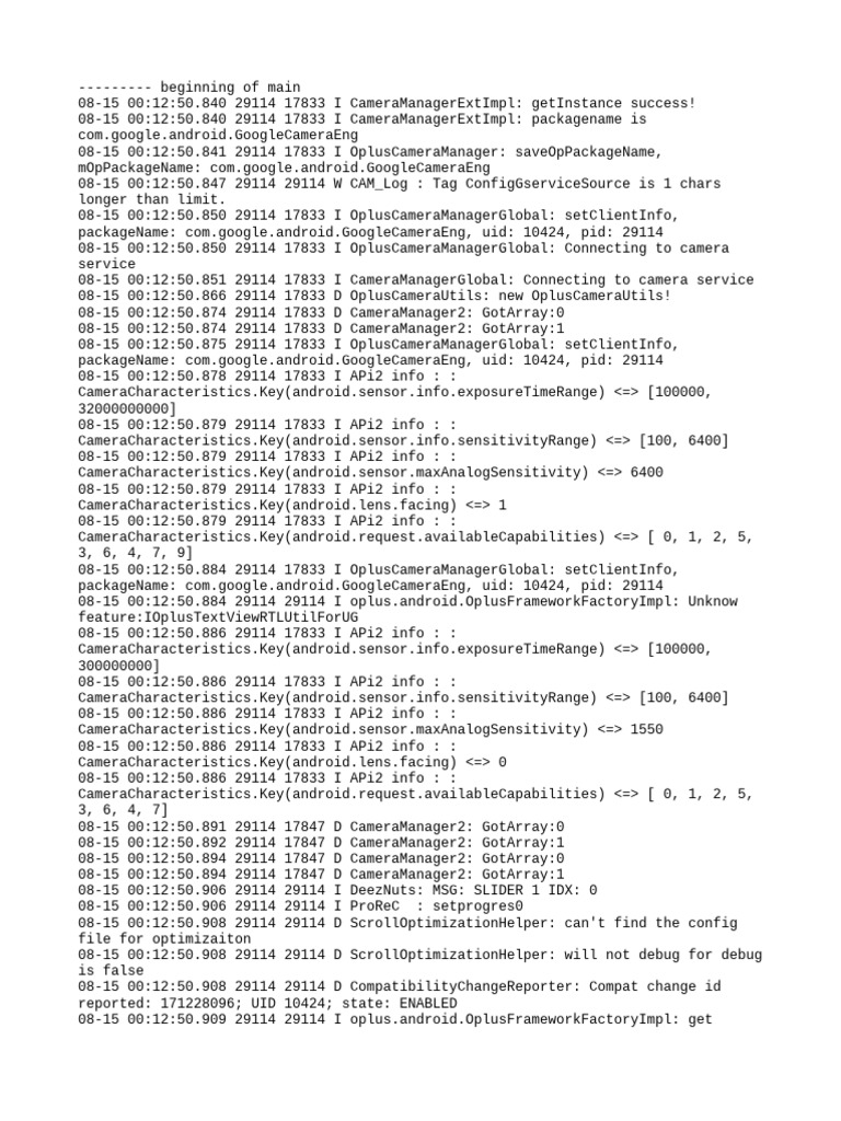 Log Cat 1692033170804 | PDF | Computer Architecture | Computing
