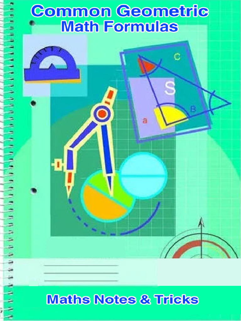Common Geometric Math Formulas | PDF