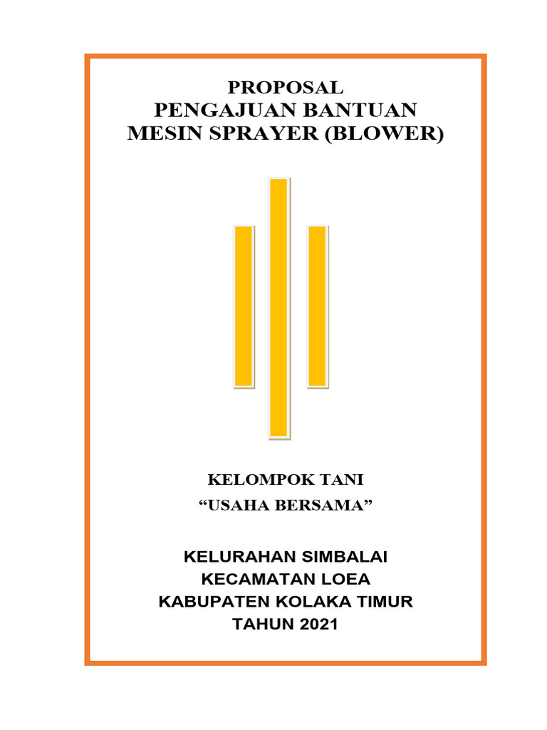 Proposal Hand Sprayer | PDF