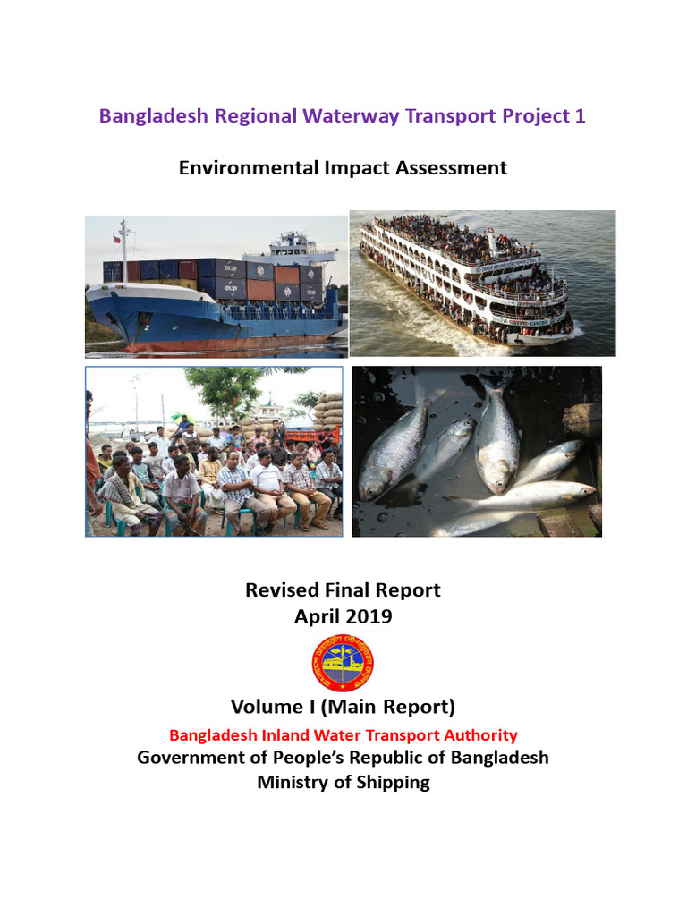 Revised - Final Report (Main Report) | PDF | Dredging | Environmental Impact Assessment