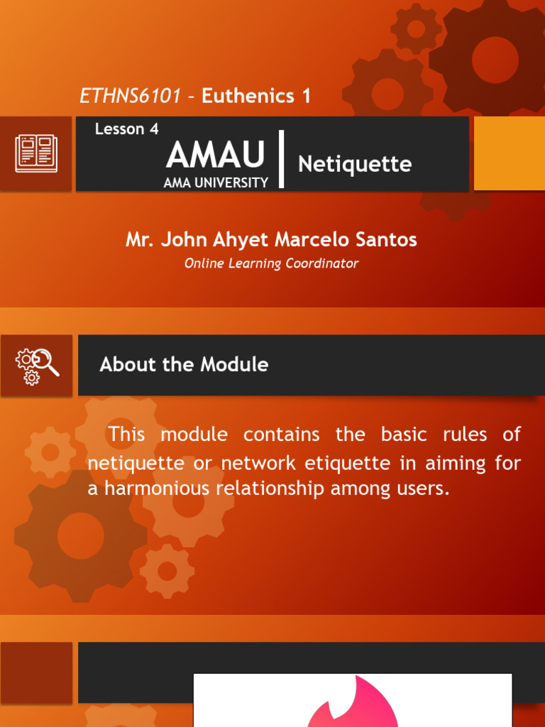 Lesson 4 - Netiquette | PDF | Internet | Human Communication