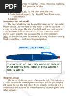 Understanding Pen Mechanisms | PDF | Pen | Ink