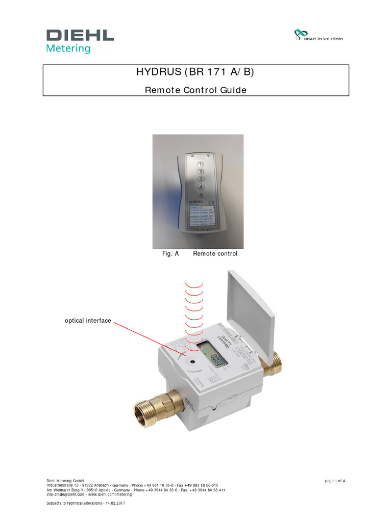 254522-FR-EN-HYDRUS Remote Control Guide Type 6 EN | Download Free PDF ...