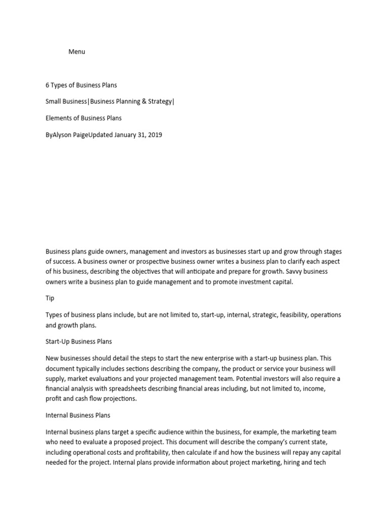 Business Types | PDF | Career & Growth | Business