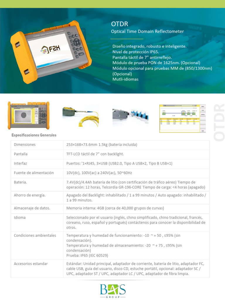 Otdr Fho5000 | PDF