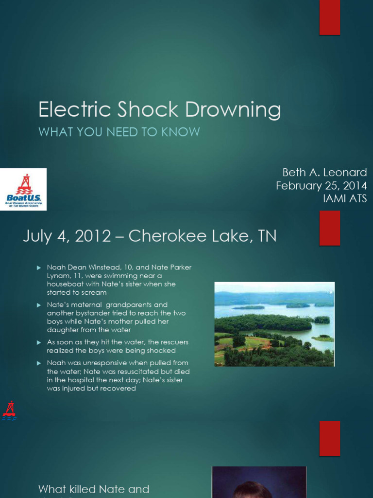 Electric Shock Drowning Explained | PDF