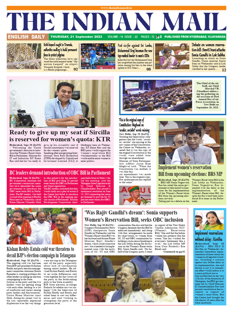 Sept-21 Indian Mail Pages Colour | PDF