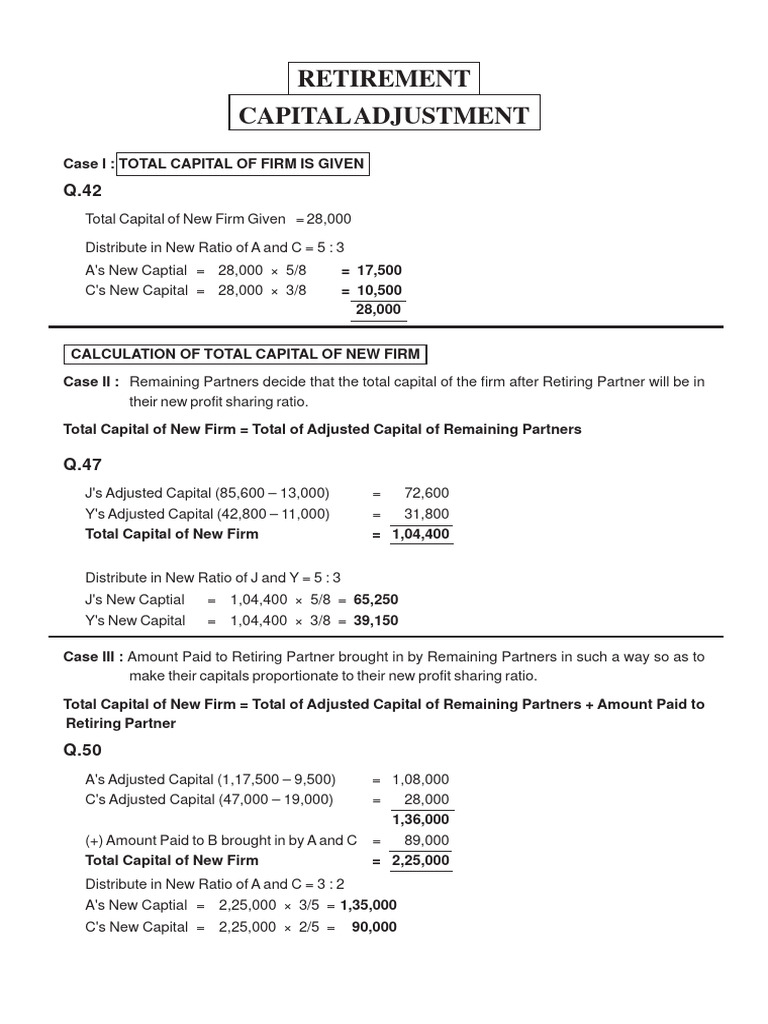 Retirement Capital Adjustment Cases | PDF | Financial Capital | Banks