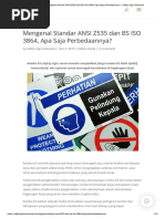 Standar Rambu Safety k3 | PDF