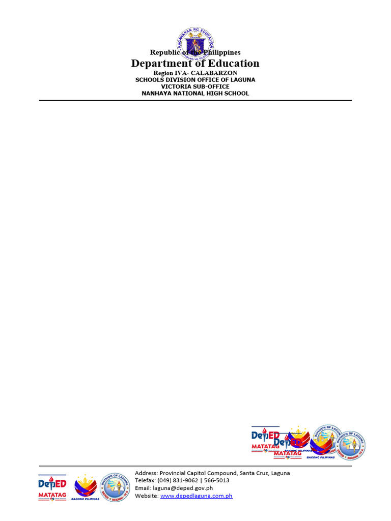 School LR Plan Template | PDF | Learning