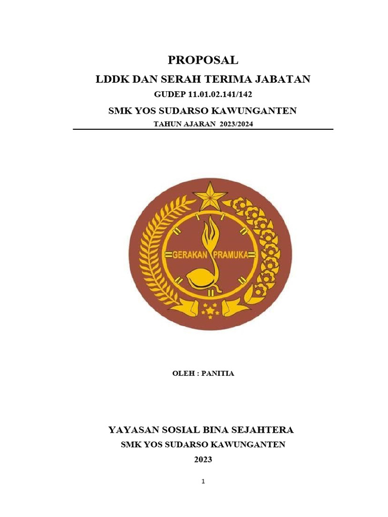 Pelantikan LDDK SMK Yos Sudarso 2023 | PDF