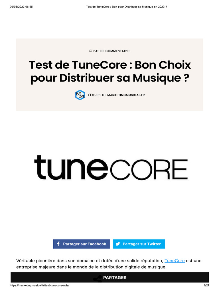 Tune Core | PDF