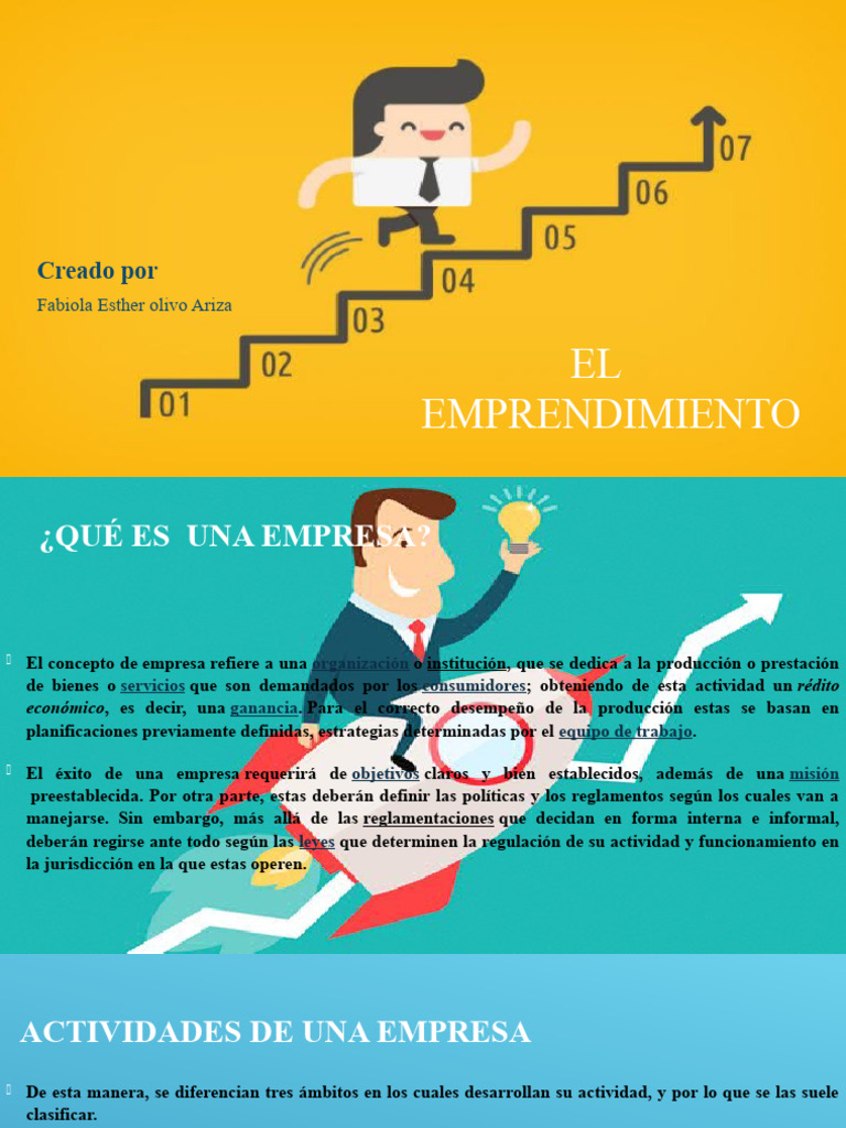 El Emprendimiento | PDF