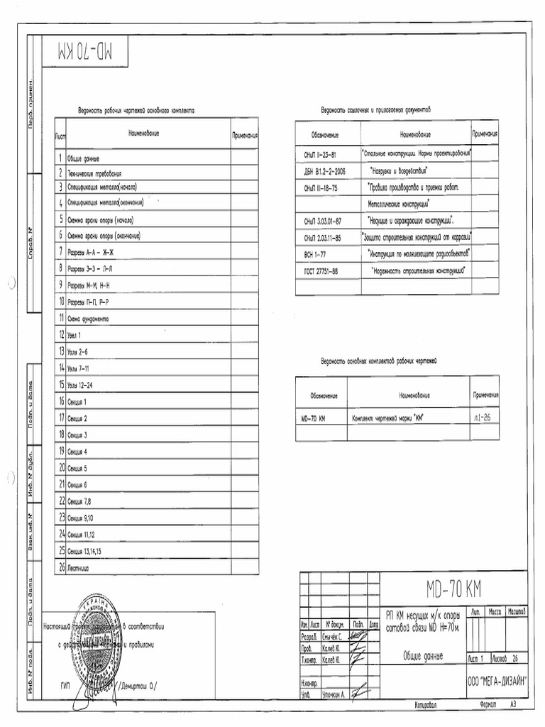 Mega MD-70 КМ | PDF