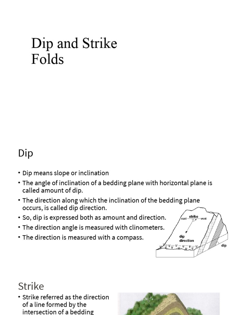 Dip, Strike and Folds | PDF | Fault (Geology) | Stress (Mechanics)