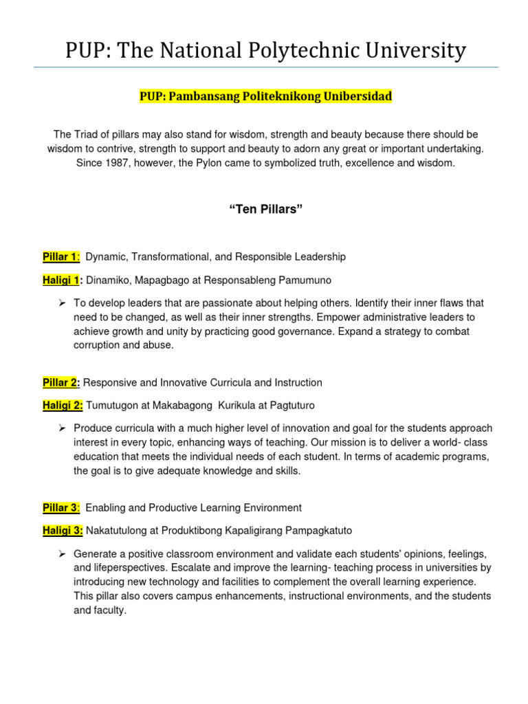 Pup-Pillars VM | PDF