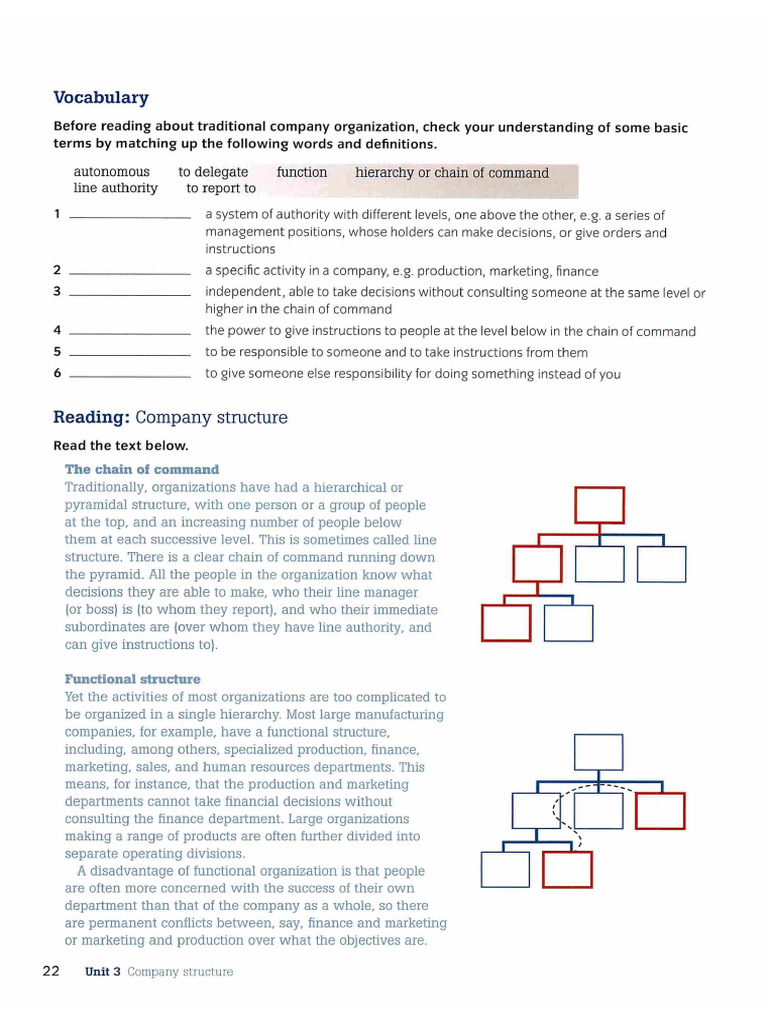 Unit 3 Company Structure | PDF