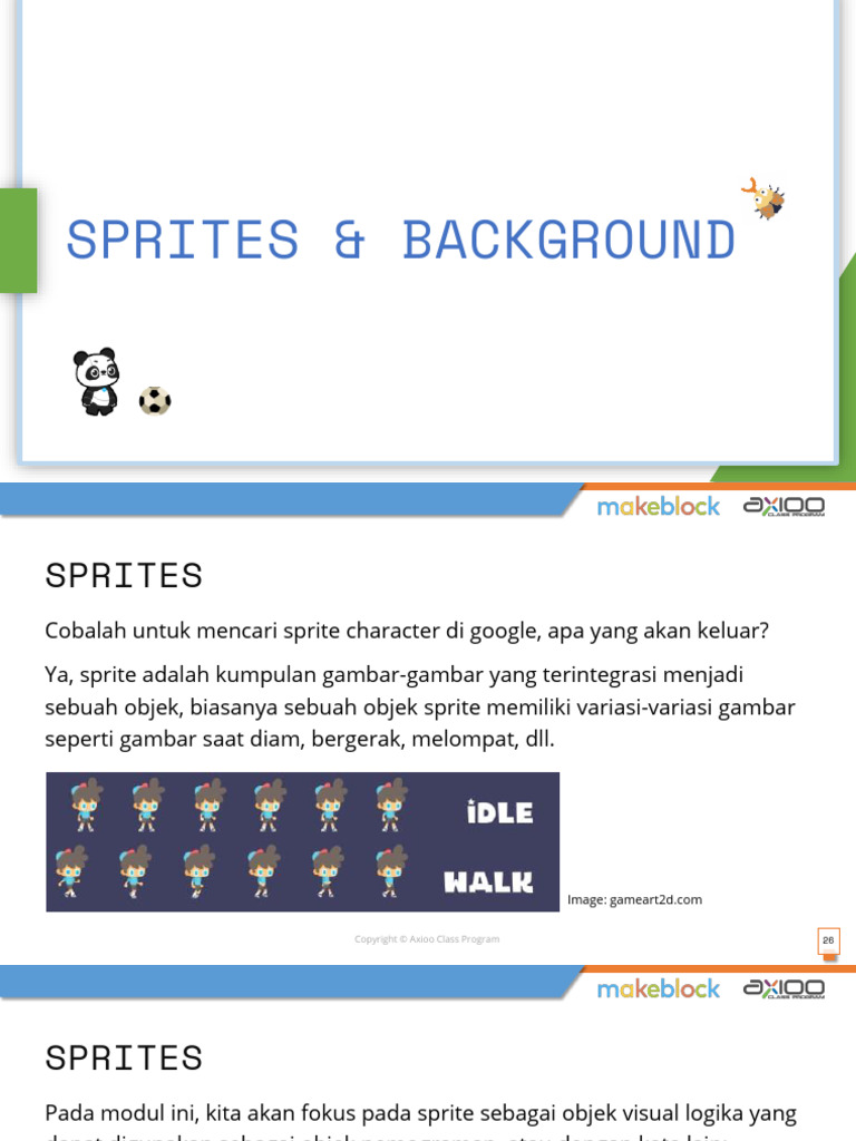 2.3 Introduction To Sprites | PDF