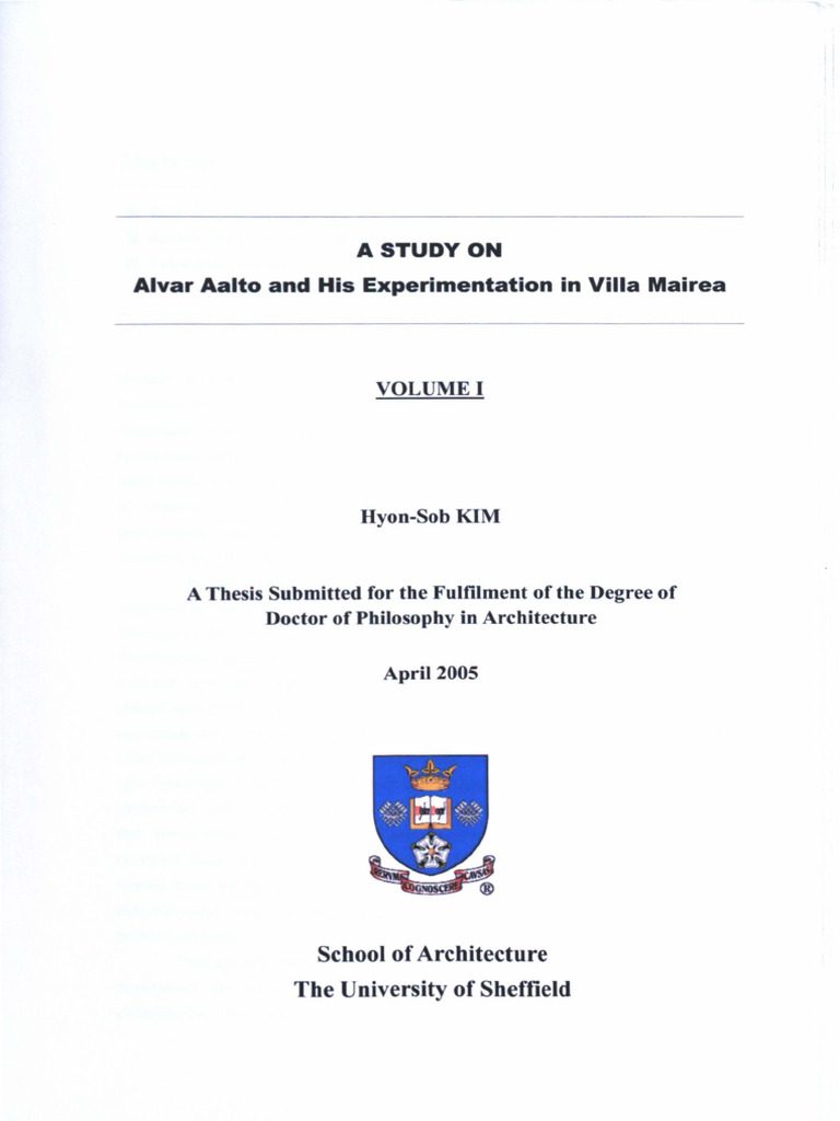 A STUDY On Alvar Aalto and His Experimentation in Villa Mairea | PDF A STUDY On Alvar Aalto and His Experimentation in Villa Mairea | PDF