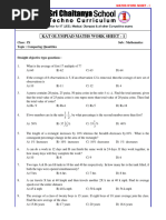 Class VII TO VIII NSAT-QP | PDF | Mathematics