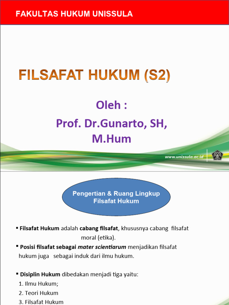 Filsafat Hukum s2 | PDF
