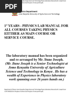 Lab Manual Sp015 Sp025 | PDF | Significant Figures | Experiment