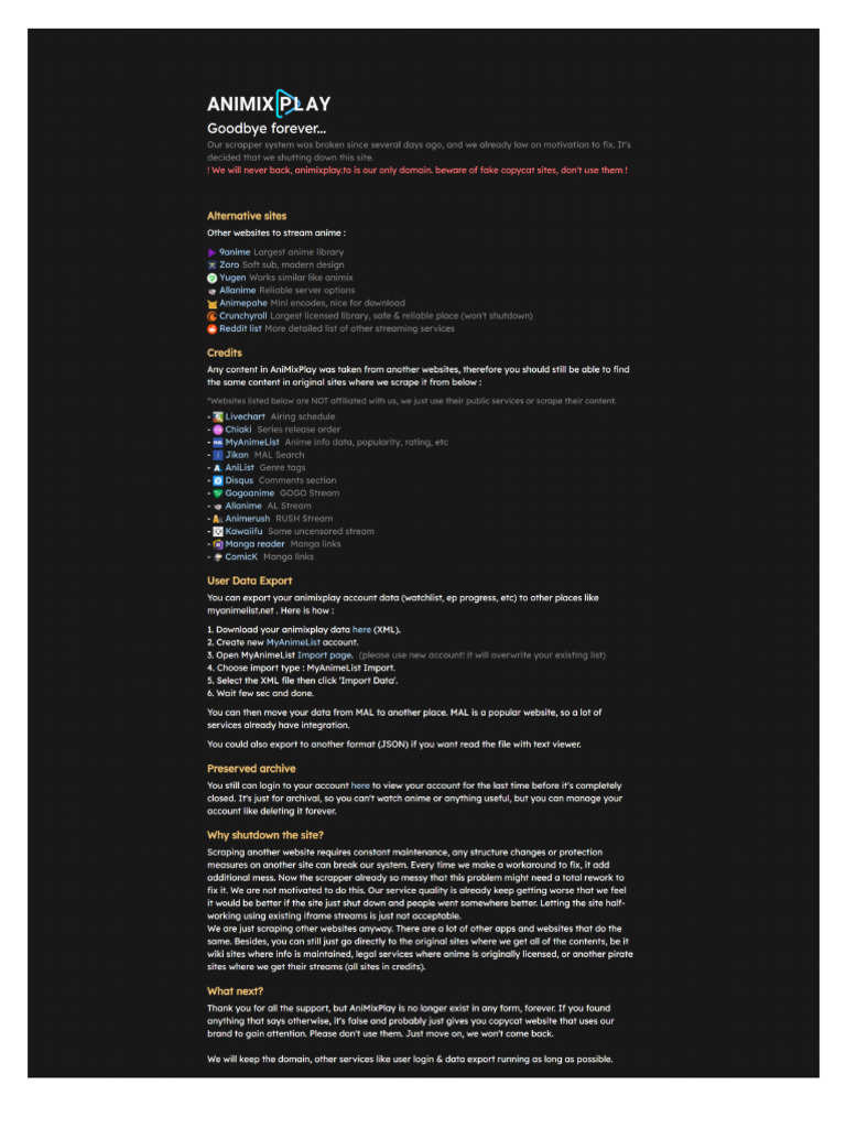 Animixplay End | PDF