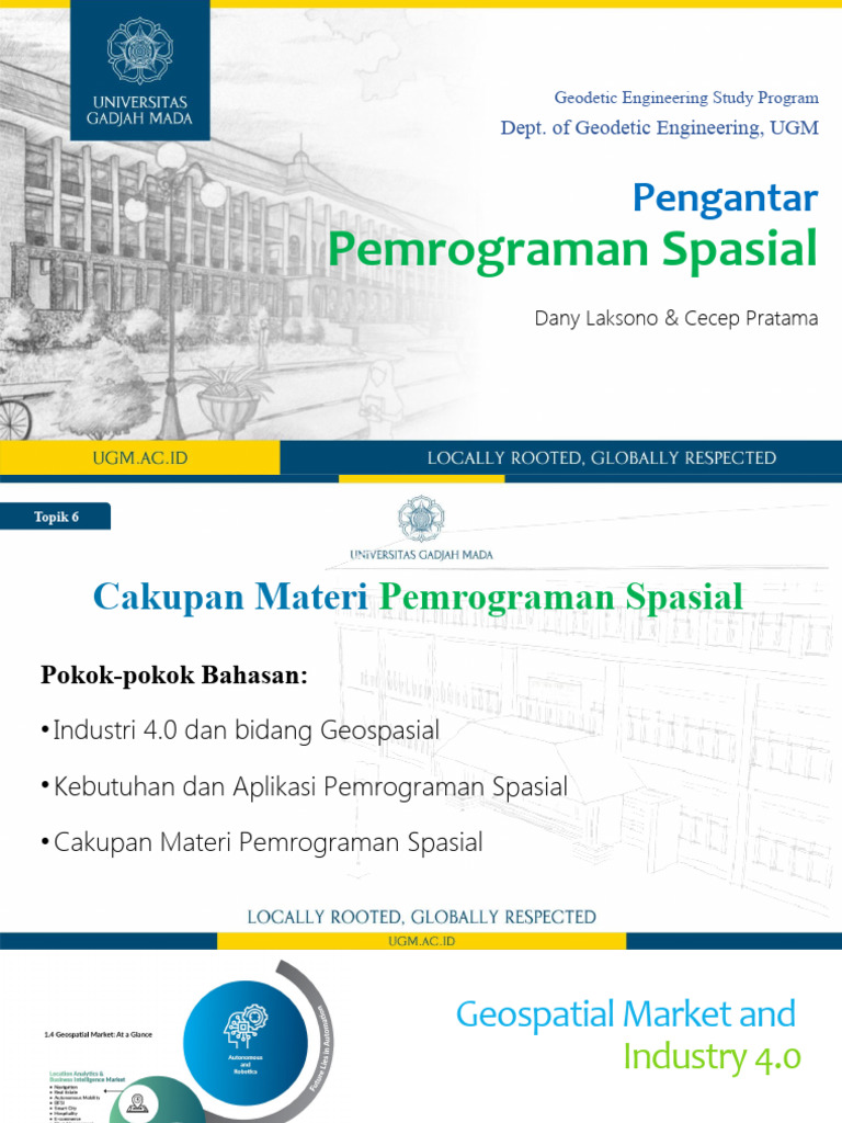 Minggu 1 - Pengantar Pemrograman Spasial | PDF