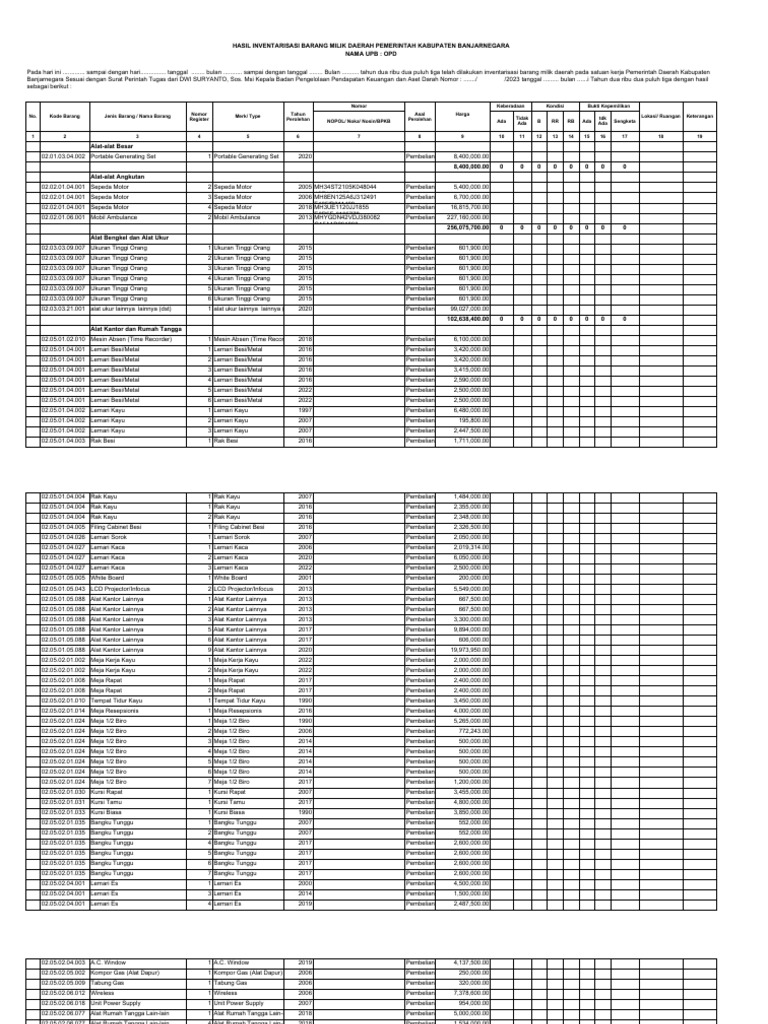 Blangko Sensus 2023 | PDF