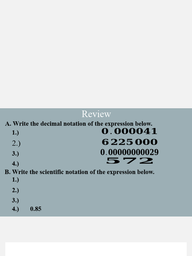 Q2 5b Scientific Notation - Addition & Subtraction-Multiplication ...