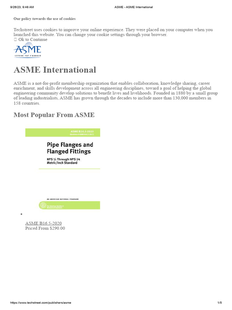 ASME - ASME International | PDF