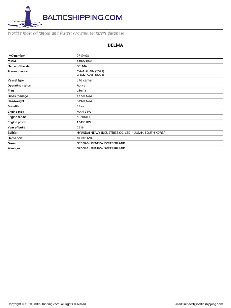 Delma 9719408 | PDF