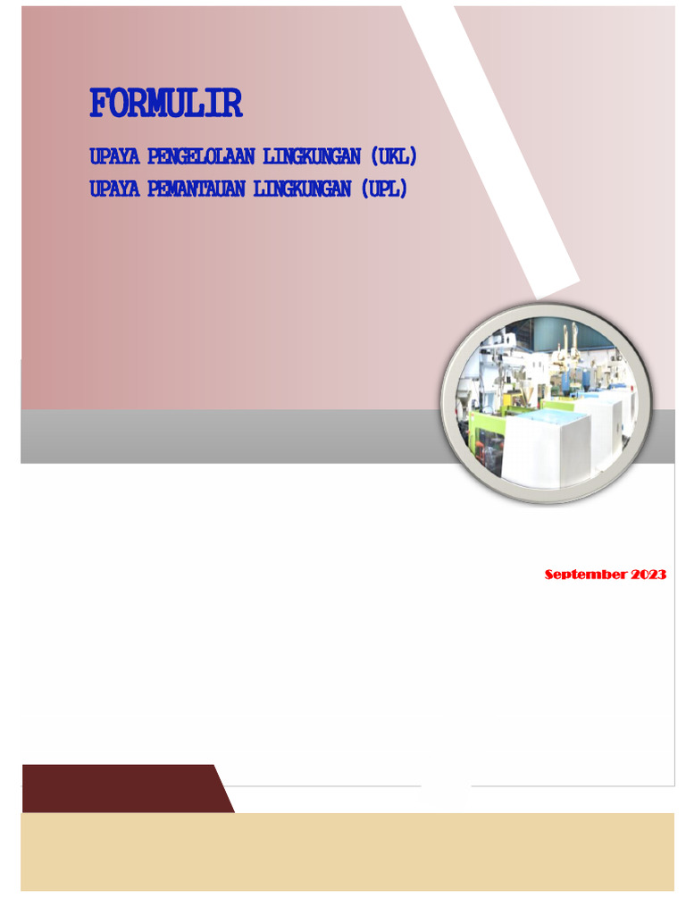 2 - Ukl Upl Pt. Supratama Aneka Industri Fix | PDF