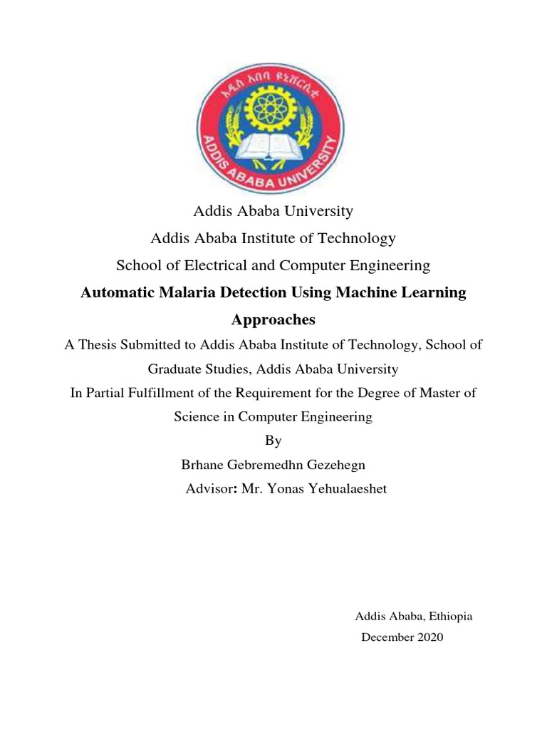 Automatic Malaria Detection Using Machine Learning Approaches | PDF