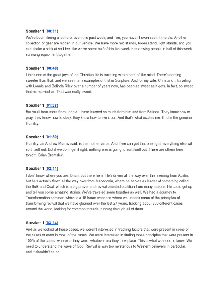 Transformational Prayer Insights | PDF