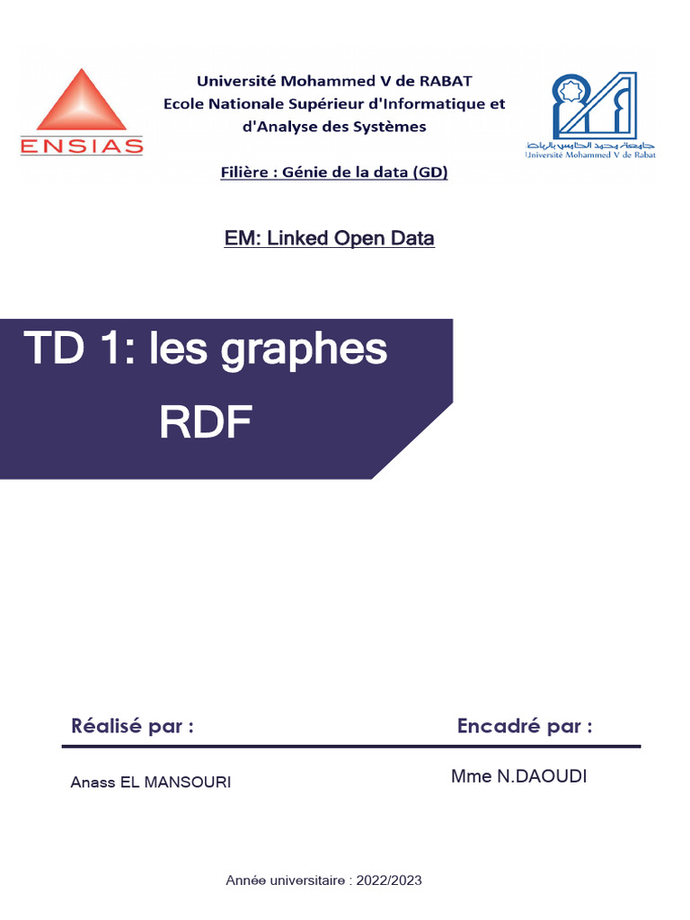 Introduction aux graphes RDF | PDF