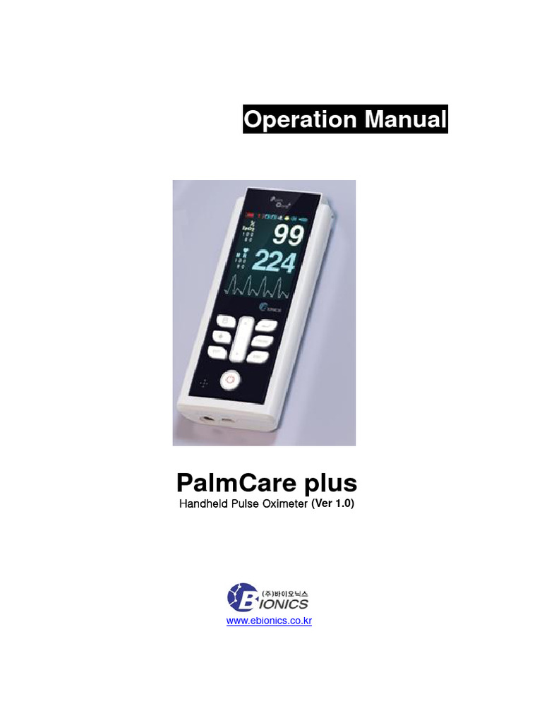 Palmcare Plus Manual | PDF | Rechargeable Battery | Electricity