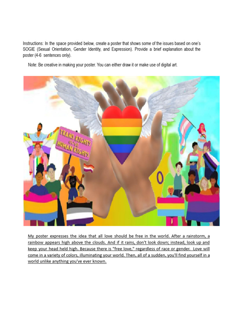 SOGIE Poster (Sample) | PDF | Poetry