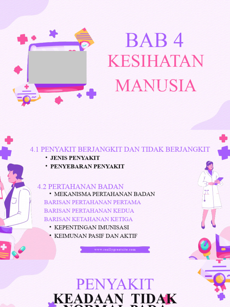 Bab 4 Kesihatan Manusia Pdf