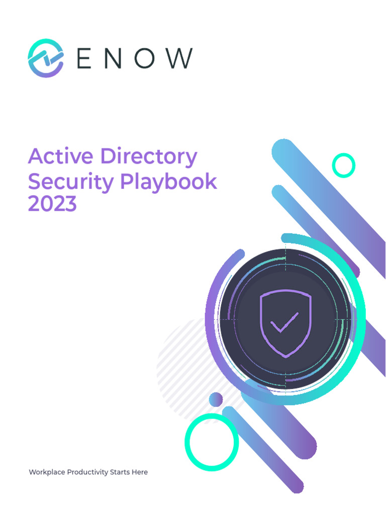 The ENow Active Directory Security Playbook 2023 | PDF | Active Directory | Domain Name System