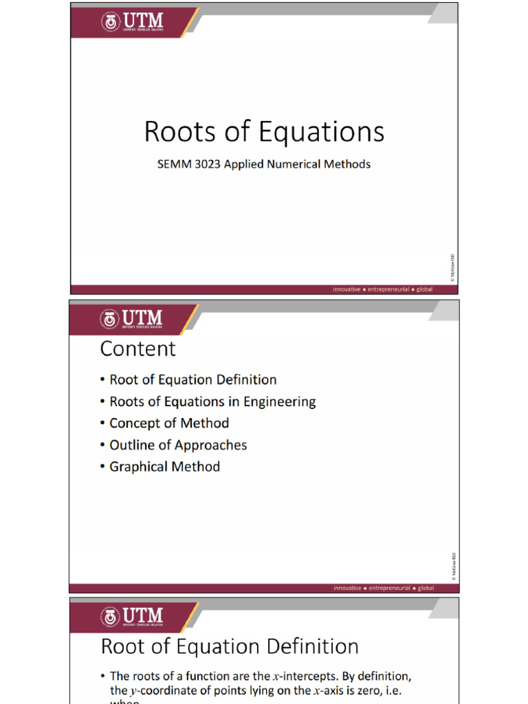 02a - Roots of Equations | PDF