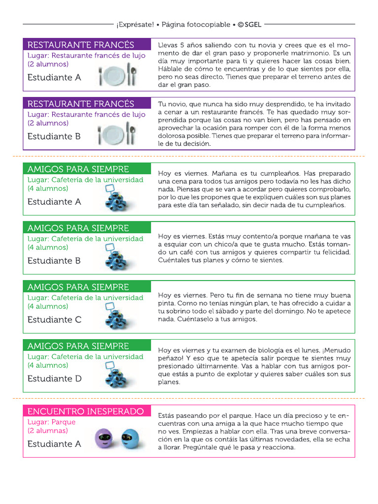 Juego Roll Play | PDF