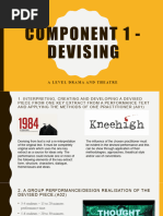 Edexcel A Level Drama Portfolio Guidance | PDF | Human Communication