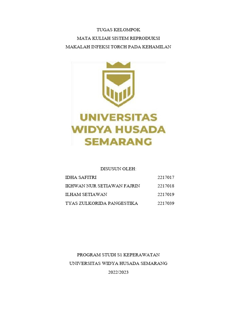 Infeksi TORCH dan Dampaknya pada Kehamilan | PDF | Pengembangan Diri ...