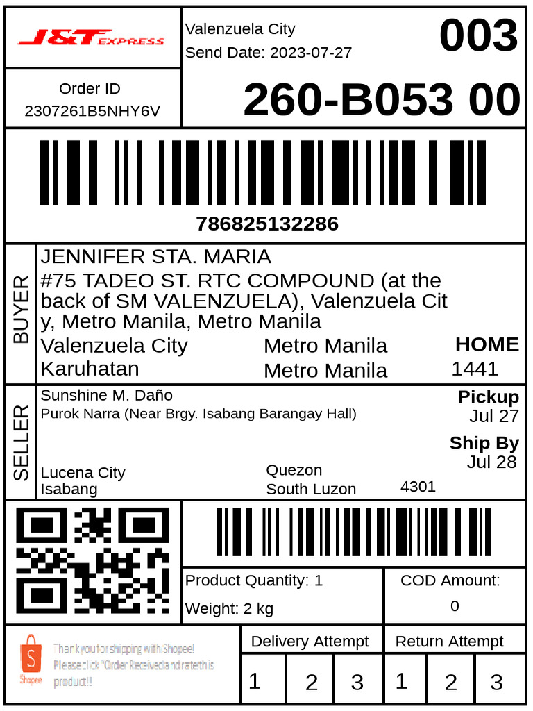 Air Waybill - Standard Local-1 - 3 | PDF