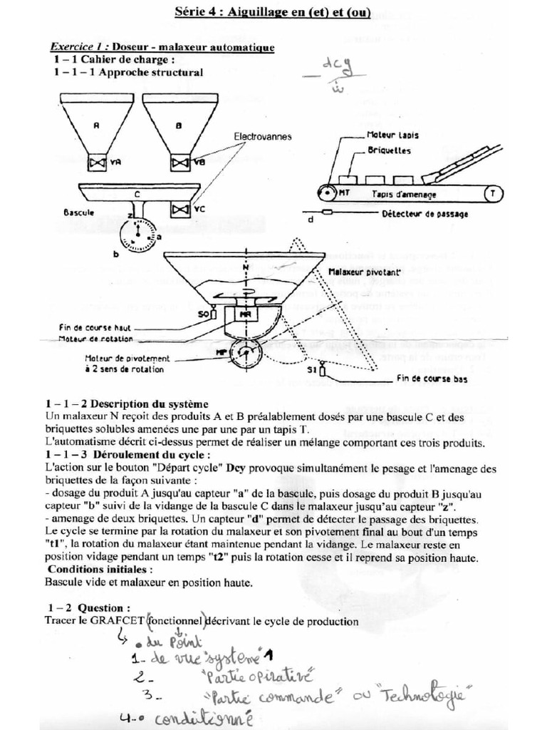 TD4 Automatisme Industrielle Laghouat | PDF