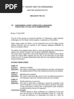 PSC Inspection Action Codes Explained | PDF | Business | Law