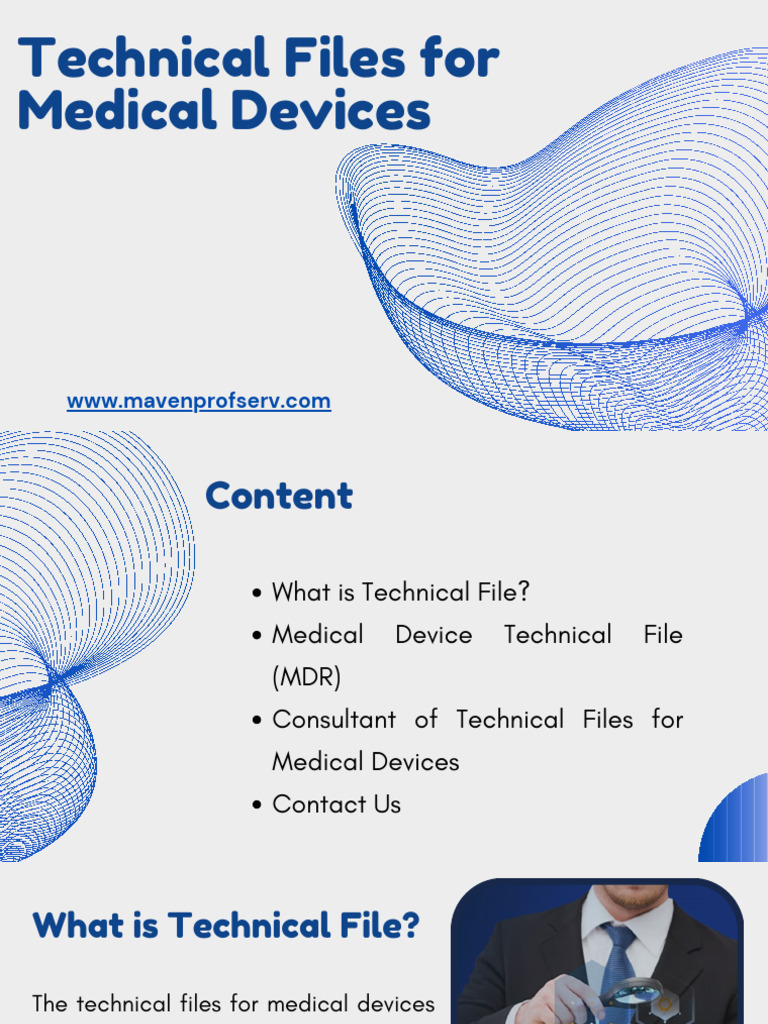 Technical Files For Medical Devices | PDF