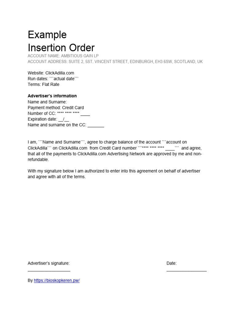 Empty IO For CC (Personal) | PDF