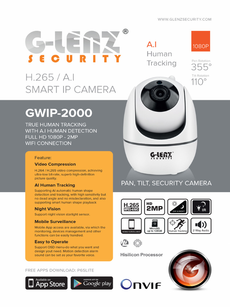 Glenz - Smart Wifi Camera - GWIP - 2000 | PDF